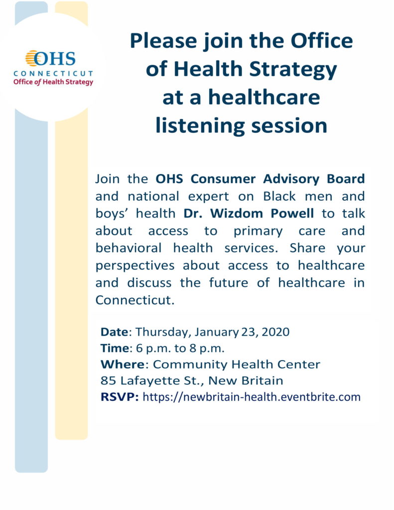 January 2020 - Community Health Talk 1/23/20 | Advocacy Unlimited