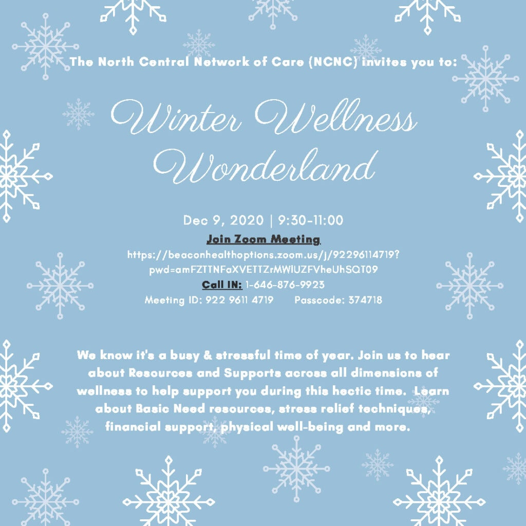 December 2020 - Winter Wellness WonderlandDecember 9th | Advocacy Unlimited