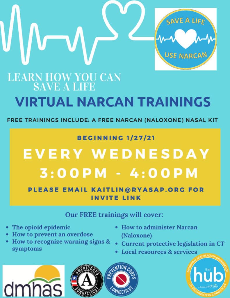 February 2021 - Virtual Narcan TrainingsEvery Wednesday from 3-4pm ...